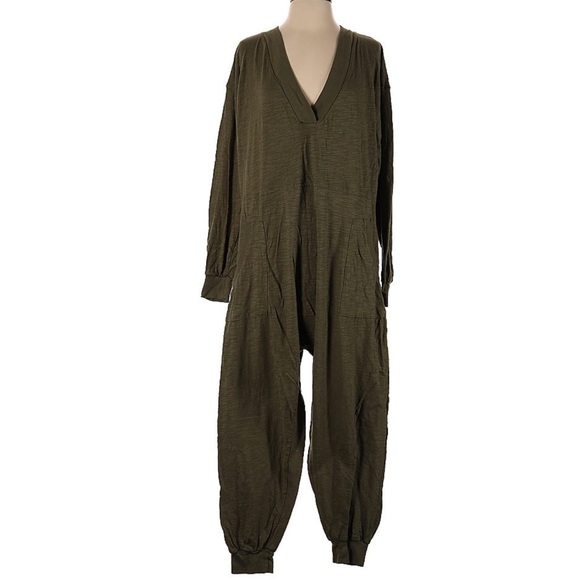 NATURAL LIFE | Pants & Jumpsuits | Natural Life Johnny Oversized 0 Green Cotton Jumpsuit S ...